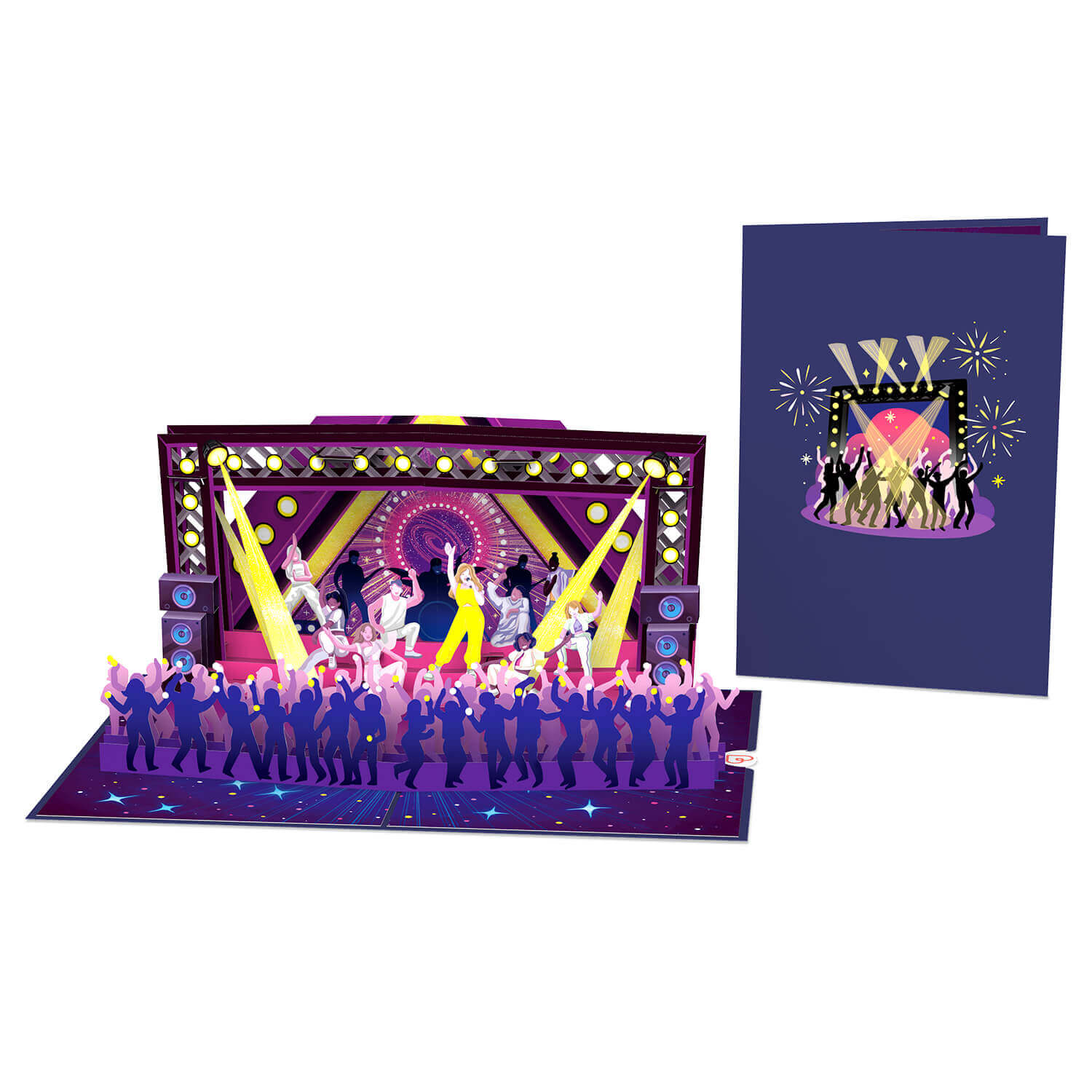 Popkonzert Pop-Up Karte | papercrush